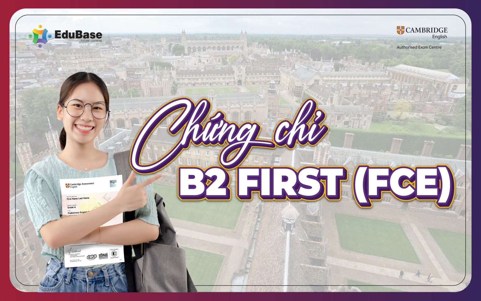 B2 First (FCE) là gì? Tất tần tật những điều cần biết về chứng chỉ B2 ...